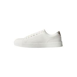 Bershka Sneaker Herren Gr&ouml;&szlig;e 42 dunkelbeige / wei&szlig;