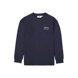 Garcia Sweatshirt Jungen Gr&ouml;&szlig;e 164 blau / navy / wei&szlig;