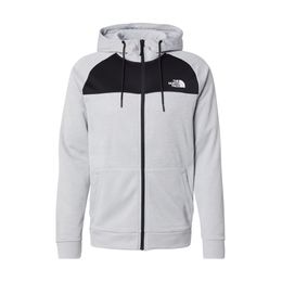 The North Face Sportsweatjacke Herren Gr&ouml;&szlig;e XXL grau / schwarz / wei&szlig;