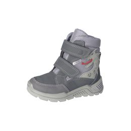Ricosta Stiefel 'Grisu' Jungen Gr&ouml;&szlig;e 26 grau / silbergrau / rot