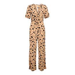 Dorothy Perkins Tall Jumpsuit Damen Gr&ouml;&szlig;e XXXL hellbraun / schwarz