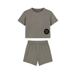 For You Moda Set Jungen Gr&ouml;&szlig;e 134/146 taupe / schwarz