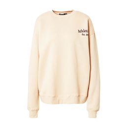 Nasty Gal Sweatshirt Damen Gr&ouml;&szlig;e XL beige / schwarz