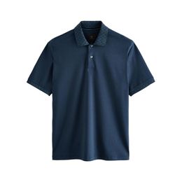next Poloshirt Herren Gr&ouml;&szlig;e XXL navy / hellblau