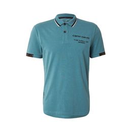 CAMP DAVID Poloshirt Herren Gr&ouml;&szlig;e S petrol / schwarz / wei&szlig;