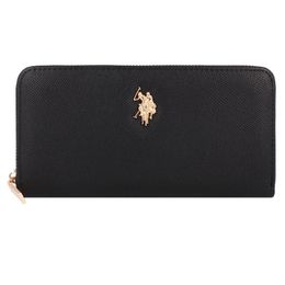 U.S. Polo Assn. Portemonnaie 'Jones' Damen Größe One Size gold / schwarz