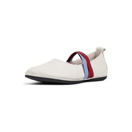 Camper Riemchenballerina 'Right Nina' Damen Gr&ouml;&szlig;e 35 hellblau / karminrot / wei&szlig;