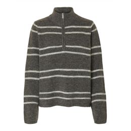 Selected Pullover 'SLFLULU' Damen Gr&ouml;&szlig;e M dunkelgrau / graumeliert