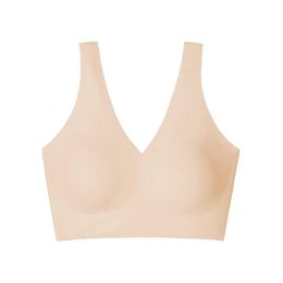 Schiesser Bustier ' Padded - Invisible Soft ' Damen Gr&ouml;&szlig;e 90 nude / sand