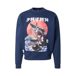 Alpha Industries Sweatshirt 'Japan Warrior' male Blue size L