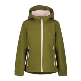 Outdoorjacke Icepeak "Icepeak Softshell jacke Kobryn Jr", Kinder, Gr. 152, grün, 95% Polyester, 5% Elasthan, Jacken