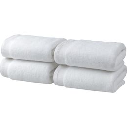 Handtücher OTTO HOME "Fenya, flauschig und weich, 550gr/m²", weiß, B:50cm L:100cm, Webfrottier, Obermaterial: 100% Baumwolle, Handtücher, Premium Handtücher mit Bordüre, Handtuch-Set, 100% Baumwolle