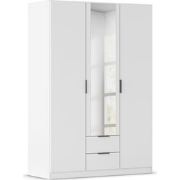 Kleiderschrank Rauch "Drehtürenschrank Schrank Garderobe Ankleide Schlafzimmer LAGOA", alpinweiß, B:136cm H:197cm T:54cm, Holzwerkstoff, Schränke, geräumige Schubladen, 3 Breiten, optional mit Aufsatz MADE IN GERMANY