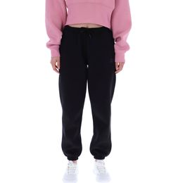 Jogginghose Reebok "AMANDA ELASTICATED JOGGER", Damen, Gr. XL, N-Gr, schwarz, Obermaterial: 60% Baumwolle, 40% Polyester, Hosen