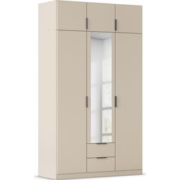 Kleiderschrank Rauch "Drehtürenschrank Schrank Garderobe Ankleide Schlafzimmer LAGOA", beige (champagner), B:136cm H:235cm T:54cm, Holzwerkstoff, Schränke, geräumige Schubladen, 3 Breiten, optional mit Aufsatz MADE IN GERMANY