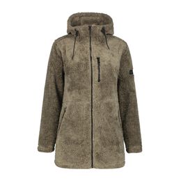 Fleecejacke Icepeak "CHELLES", Damen, Gr. L (40/42), grün (antique grün), Obermaterial: 100% Polyester, Jacken