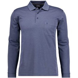 Poloshirt Ragman, Herren, Gr. M, azur, Baumwollmischung, regular fit, ohne Ausschnitt, Shirts