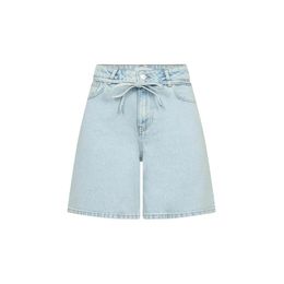 Shorts Levete Room "Levete Room Shorts LR-KOSA 10", Damen, Gr. M, Normalgrößen, l650, breezy blau, Obermaterial: 99% Baumwolle, 1% Elasthan, Hosen