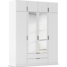 Kleiderschrank Rauch "Drehtürenschrank Schrank Garderobe Ankleide Schlafzimmer LAGOA", alpinweiß, B:181cm H:235cm T:54cm, Holzwerkstoff, Schränke, geräumige Schubladen, 3 Breiten, optional mit Aufsatz MADE IN GERMANY