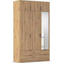 Kleiderschrank Rauch "Drehtürenschrank Schrank Garderobe Ankleide Schlafzimmer LAGOA", eiche artisan, B:136cm H:235cm T:54cm, Holzwerkstoff, Schränke, geräumige Schubladen, 3 Breiten, optional mit Aufsatz MADE IN GERMANY