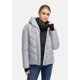 Winterjacke Marikoo "Nadiraa", Damen, Gr. L, grau, Obermaterial: 100% Polyester; Futter: 100% Polyester; Wattierung: 100% Polyester; Ärmelfutter: 100% Polyester, Jacken, 2-in-1 Funktion Herausnehmbare Polyester-Innenteil