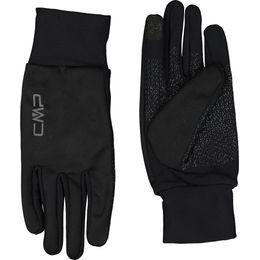 Multisporthandschuhe CMP, Herren, Gr. L (21), nero, Obermaterial: 85% Polyamid, 15% Elasthan, Handschuhe