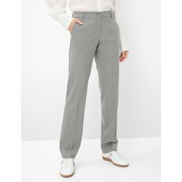 5-Pocket-Hose Brax "Style MARON", Damen, Gr. 38, Normalgrößen, grau, Web, 98% Schurwolle, 2% Elasthan, Hosen