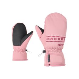 Fäustlinge Ziener "LAILLANI-Z AS MITTEN", Jungen, Gr. 5,5, rose blossom, Obermaterial: 100% Polyester; Innenhand: 100% Polyester; Futter: 100% Polyester; Wattierung: 100% Polyester, Handschuhe