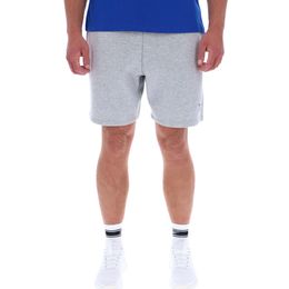 Sweatshorts Reebok "MARCUS SMALL LOGO FLEECE SHORTS", Herren, Gr. L, N-Gr, light grau marl, Obermaterial: 60% Baumwolle, 40% Polyester, Hosen