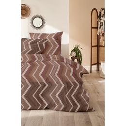 Bettwäsche Primera "Mako-Satin -Bettwäsche Jacquard", rot, B/L: 135cm x 200cm, 1 Stk., 1 Stk., Mako-Satin, B/L: 80cm x 80cm, 2 Stk., Mako-Satin, Obermaterial: 100% Baumwolle, Bettwäsche, mit klassischem Jacquard-Look