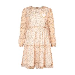 Sommerkleid happy girls "Mädchenkleid", Mädchen, Gr. 140, EURO-Größen, beige, Stoff, 100% Polyester, normal, Kleider