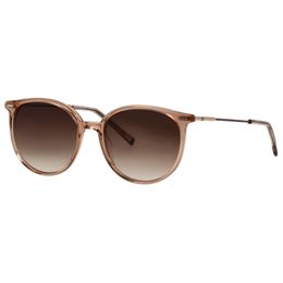 HUMPHREY´S eyewear Sonnenbrille HUMPHREY´S EYEWEAR "585345", Damen, beige (sand, grau), Sonnenbrillen, Form Panto, Federscharnier, Polyamid UV 400