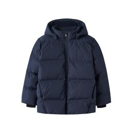 Steppjacke name it "NKMMUSK PUFFER JACKET TB", Jungen, Gr. 158, navy blazer, Web, Obermaterial: 100% Polyester, unifarben, regular fit normal, Jacken
