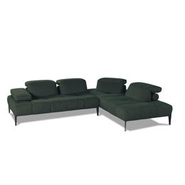 Ecksofa Calia italia, B:300cm H:77cm T:224cmgrün, Wohnzimmer, Sofas, "Skyline, Made in Italy, Design-Sofa, L-Form, mit Sitztiefenverstellung",