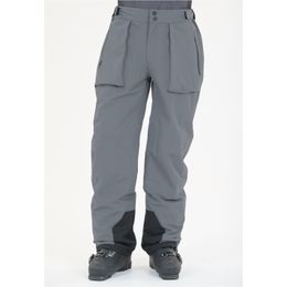 Skihose SLOPE "Killy", Herren, Gr. S, US-Größen, grau, 100% Polyester, unifarben, lang, Hosen, aus wetterfestem und atmungsaktivem Material