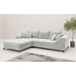 Ecksofa MR. COUCH, B:317cm H:93cm T:226cmmiami 1 natur, 90% Polyester / 10% Nylon, Wohnzimmer, Sofas, "Taylor, L-Form, wahlweise mit Kaltschaum", mit