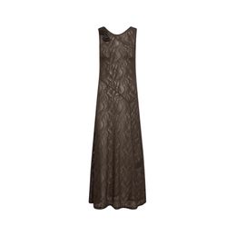 Jerseykleid Levete Room "Levete Room Dress LR-LENA 1", Damen, Gr. XL, Normalgrößen, l895, chocolate, Obermaterial: 85% Polyester, 15% Elasthan, Kleider