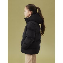 Steppjacke name it "NKMMUSK PUFFER JACKET TB", Jungen, Gr. 158, schwarz, Web, Obermaterial: 100% Polyester, unifarben, regular fit normal, Jacken