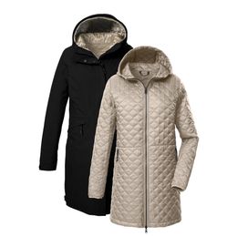3-in-1-Funktionsjacke Killtec "KOW 22 WMN JCKT", Damen, Gr. 36, schwarz, Obermaterial: 100% Polyester. Futter: 100% Polyester. Wattierung: 100% Polyester, Jacken, Winterjacke Damen