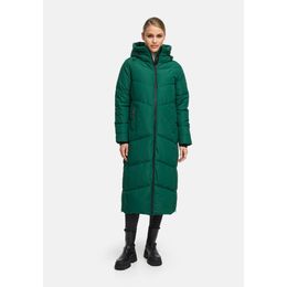 Winterjacke Marikoo "Firella", Damen, Gr. L, grün (evergrün), Obermaterial: 100% Polyester; Futter: 100% Polyester; Wattierung: 100% Polyester; Ärmelfutter: 100% Polyester, Jacken, extra lange Passform und seitliche Belüftungsöffnungen