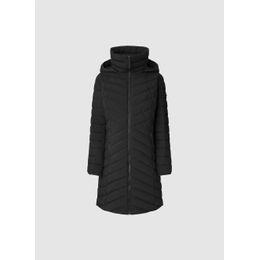 Steppmantel Pepe Jeans "SANN LONG", Damen, Gr. L, schwarz, Web, Obermaterial: 100% Polyamid, unifarben, tailliert, elastischer Bund, Mäntel, wasserabweisend, mit Innenverschluss