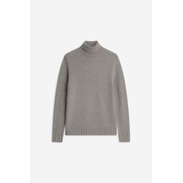 Strickpullover Cinque "CIZINO", Herren, Gr. L, braun, Strick, Obermaterial: 80% Baumwolle, 16% Polyamid, 4% Elasthan, regular fit normal, hoch geschlossener Ausschnitt, eingesetzt Bündchen, Pullover, regular fit, Rollkragen