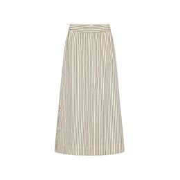 Midirock Levete Room "Levete Room Skirt LR-LUCILLA 4", Damen, Gr. L, l895c, chocolate combi, Obermaterial: 55% Polyester, 45% Baumwolle, Röcke