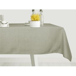 Tischdecke my home "Aolva" Gr. 1, beige, B:80cm L:80cm, Polyester, Tischdecken, verschiedene Größen, moderner Uni, Esszimmer, Küche