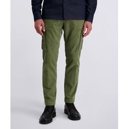 Cargohose Pierre Cardin "PC-Cean", Herren, Gr. 33, Länge 34, dusty olive, Web, Obermaterial: 98% Baumwolle, 2% Elasthan, unifarben, regular fit lang, Hosen, mit Cargo Taschen