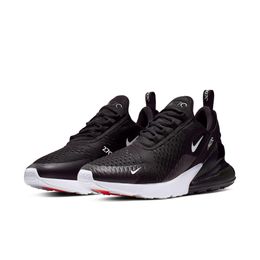 Sneaker Nike Sportswear "AIR MAX 270", Gr. 45,5, schwarz, anthrazit, weiß, solar rot, Synthetik, Textil, Schuhe