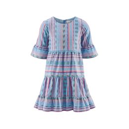Sommerkleid happy girls "Mädchenkleid", Mädchen, Gr. 104, EURO-Größen, jeans blau, Stoff, 100% Baumwolle, normal, Kleider