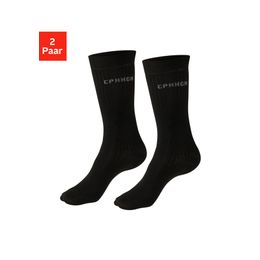Herren Basicsocken, Copenhagen Studios, Gr. 392x schwarz, Wolle, unifarben, Socken, gerippt, mit w&auml;rmender Wolle