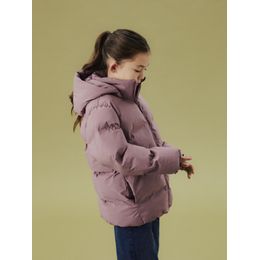 Steppjacke name it "NKFMUSK PUFFER JACKET TB", Jungen, Gr. 152, grape shake, Web, Obermaterial: 100% Polyester, unifarben, regular fit normal, Jacken