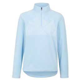 Sweatshirt Ziener "JONKI-Z midlayer junior", M&auml;dchen, Gr. 176, blau (arctic sky), Obermaterial: 100% Polyester, Sweatshirts Sweatshirt